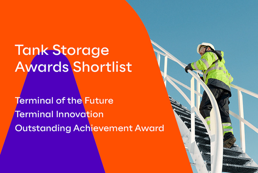 Advario is nominated in 3 categories at the Tank Storage Awards - Advario